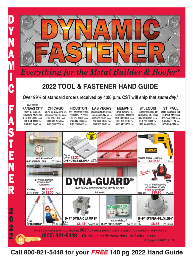 Dynamic Fastener • Gold Key Winner 2022 - Rural Builder