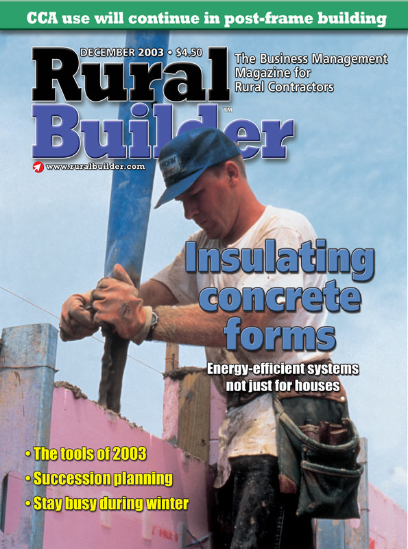 Flashback 2003: Insulating Concrete Forms Come to the Forefront | Rural ...